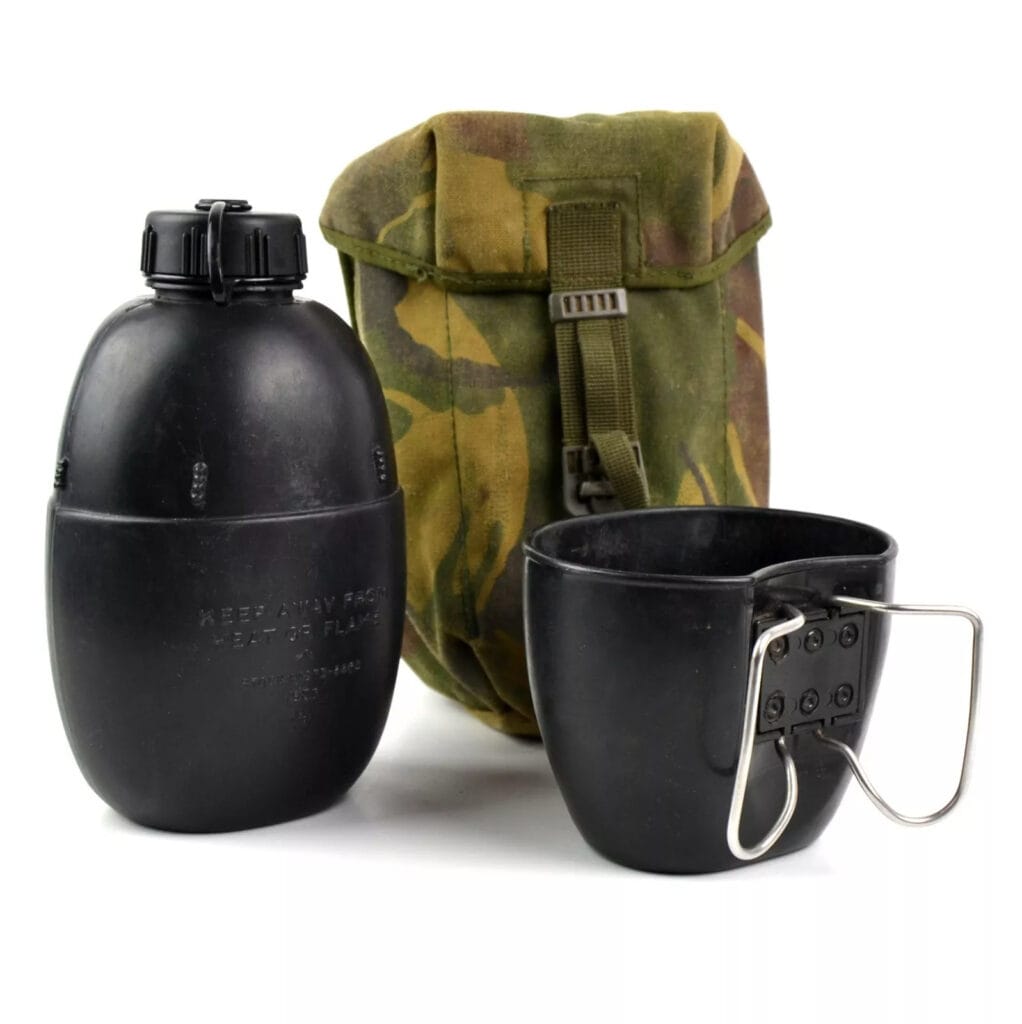 Original Genuine British Army 58 Pattern Canteen with Mug and Pouch ...