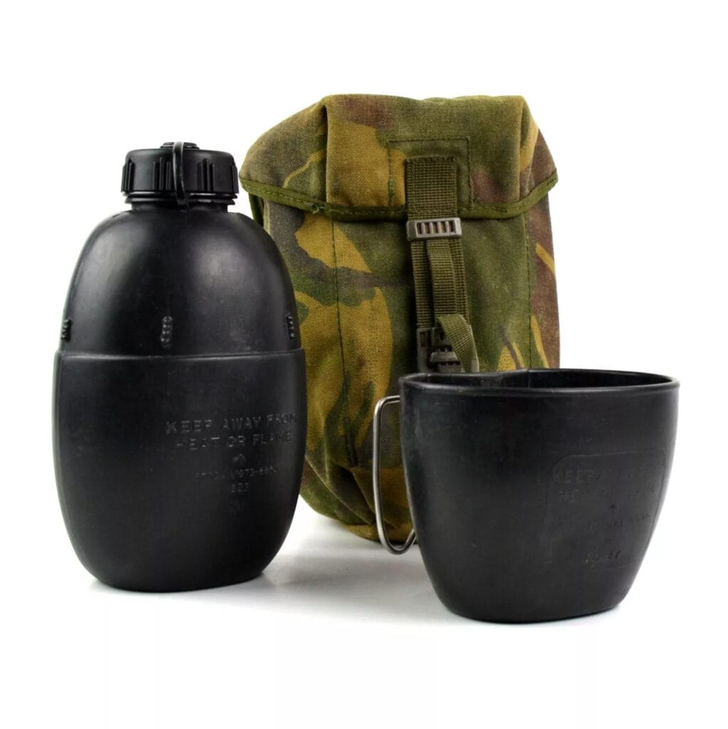 Original Genuine British Army 58 Pattern Canteen with Mug and Pouch ...